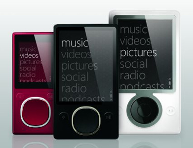 Microsoft Zune 120 Music Player - Techglimpse
