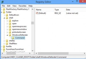 How to add "Scan with Windows Defender" to Right Click Context menu in Windows 8? - Techglimpse