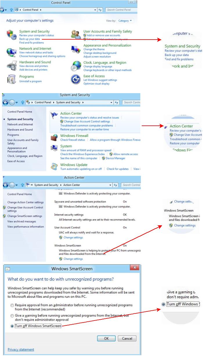 How to Disable or Turn Off SmartScreen Filter in Windows 8? - Techglimpse