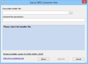 How to convert Exe installation files to Msi format on Windows ...