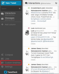 Twitter announces ‘Custom Timelines’ for Tweetdeck! - Techglimpse