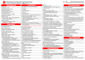 Download OpenStack Command Line Interface Cheat Sheet! - Most Commonly ...