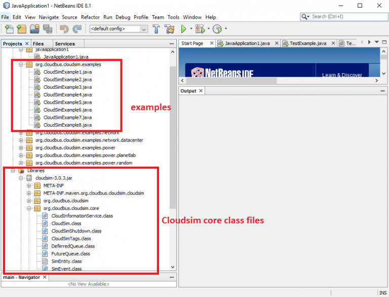 CloudSim Framework - Simulate cloud with Netbeans Integration