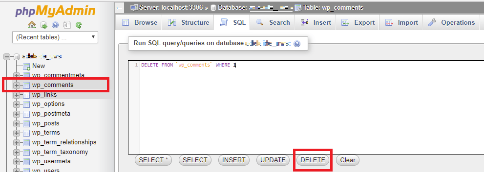 Delete All Records Of A Table In PhpMyAdmin Tutorial