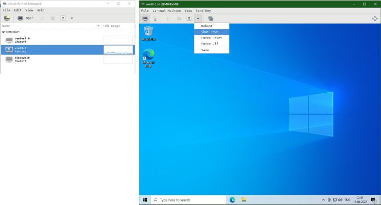 Increase virtual disk size of Windows10 VM on QEMU-KVM - Techglimpse